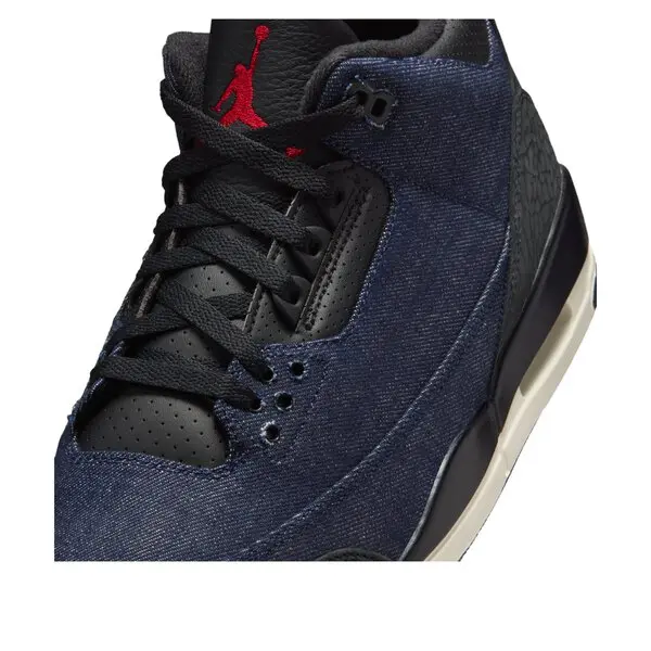 JORDAN 3 Retro X Levi's Indigo Sneakers - Denim/black/sail