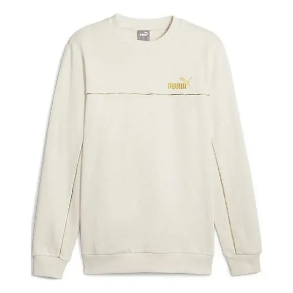 PUMA Ess Fleece Sweater - White