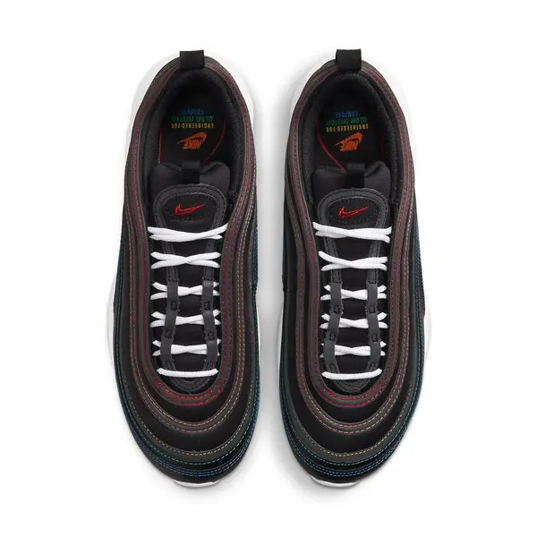 Nike Max 97 "multi Stitch Rainbow - Black