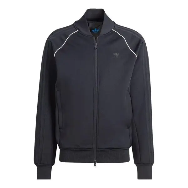 Adidas Blue Version Sst Track Jacket - Black