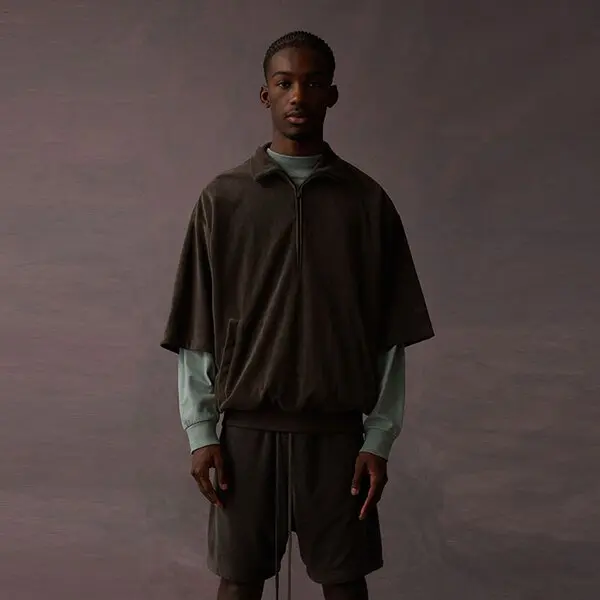 Fear Of God Drop2 Ss23 Half-zip Sweatshirt 'off