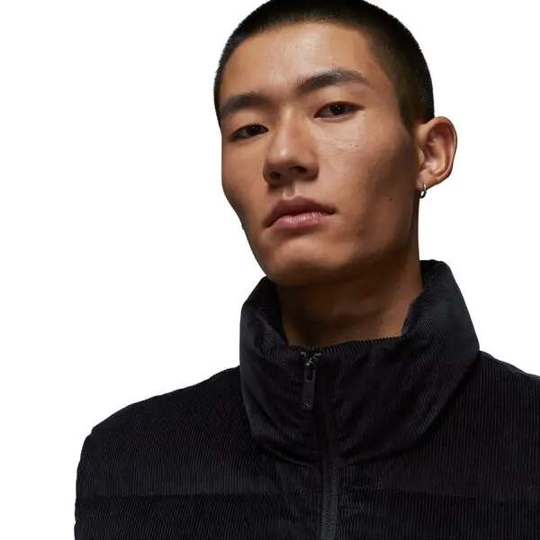 JORDAN Air Flight Down Vest - Black/black