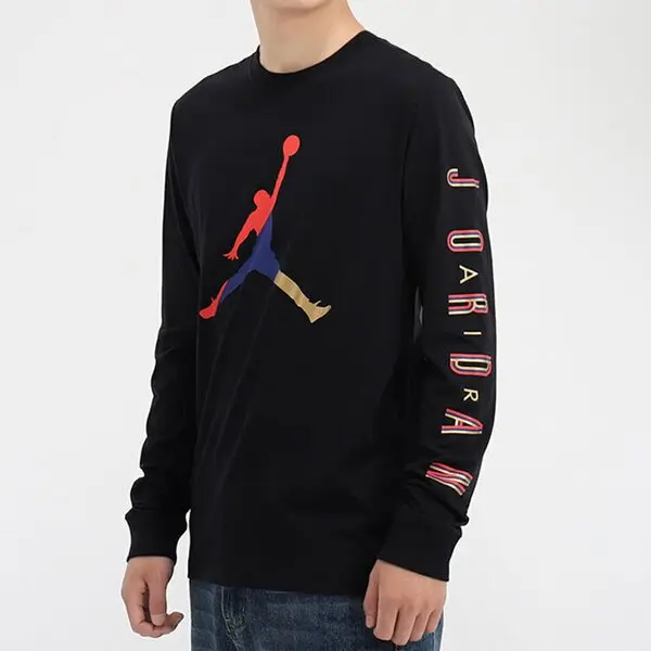 JORDAN Multi-color Alphabet Logo Long Sleeves
