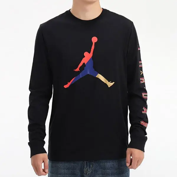 JORDAN Multi-color Alphabet Logo Long Sleeves