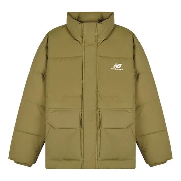 NEW BALANCE Puffer Jacket - Olive Green