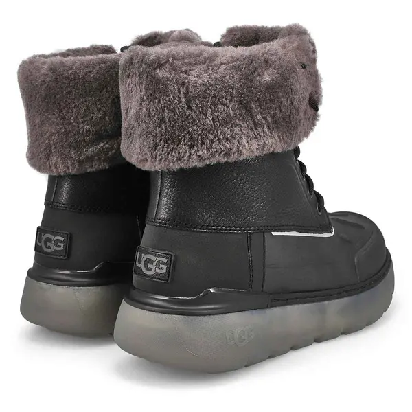 UGG City Butte Lace-up Boots - Black