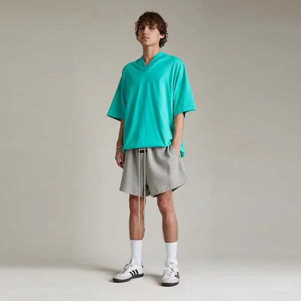 Fear Of God Fleece Running Short - Brown/grey/multi-color