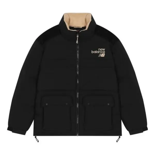 NEW BALANCE Down Jacket - Black/beige
