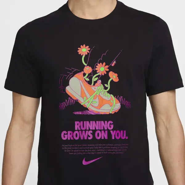 Nike Dri-fit Running T-shirt - Black