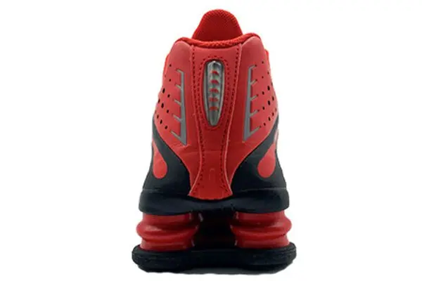 Nike Neymar Jr X Shox R4 'so Paulo Markets' Sneakers - Black/challenge Red-metallic Silver