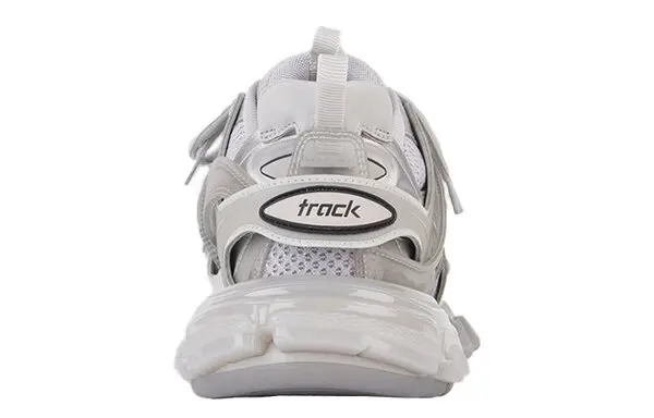 Balenciaga Track Clear Sole Sneakers - Gray/white