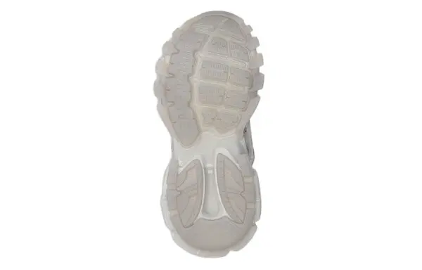 Balenciaga Track Clear Sole Sneakers - Gray/white