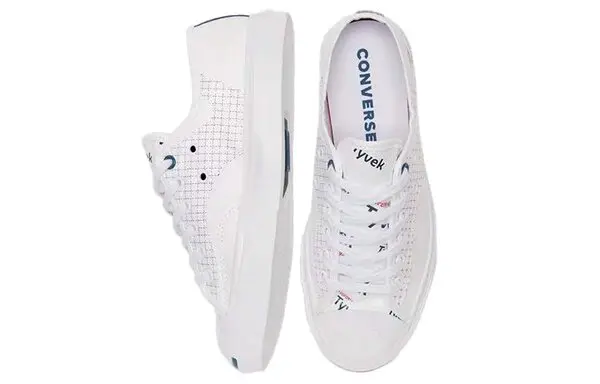 CONVERSE Jack Purcell Rally Sneakers - White/red
