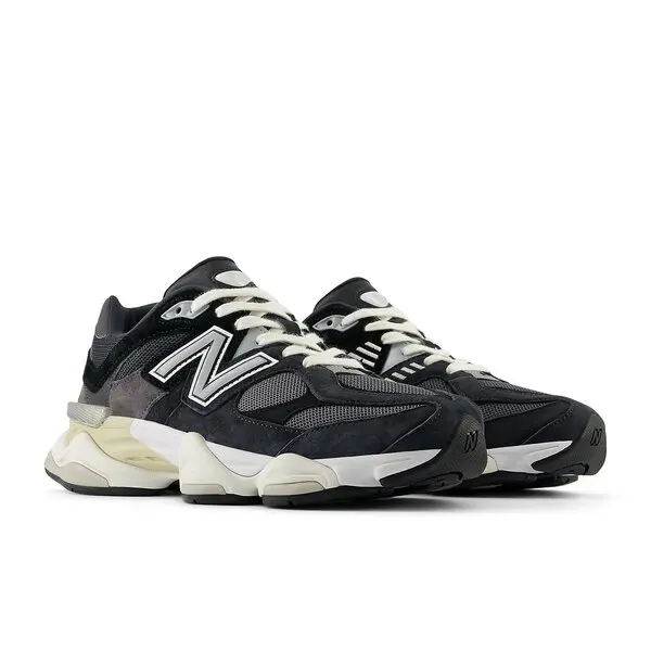NEW BALANCE 9060 Lace-up Sneakers - Black/charcoal/sea Salt