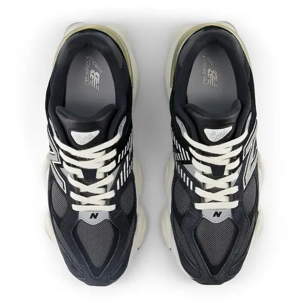 NEW BALANCE 9060 Lace-up Sneakers - Black/charcoal/sea Salt