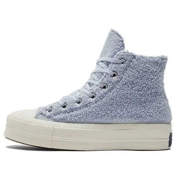 CONVERSE Chuck Taylor All Star Platform High Cozy Sherpa - Light Blue