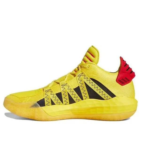 Adidas Dame 6 "hot Rod" Sneakers - Yellow/red