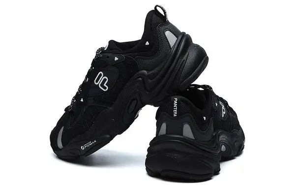 FILA FUSION Chunky Sneakers - Black/silver