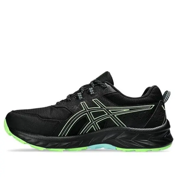 Asics Gel-venture 9 Waterproof 'black Green - Black/illuminate Green