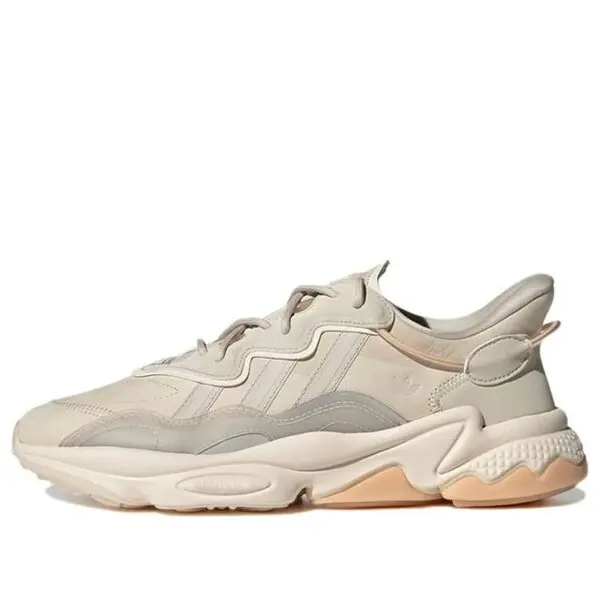Adidas Originals Ozweego Cozy Lace-up Sneakers - Cream/gray