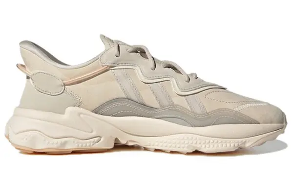 Adidas Originals Ozweego Cozy Lace-up Sneakers - Cream/gray