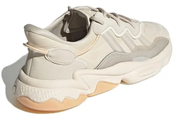 Adidas Originals Ozweego Cozy Lace-up Sneakers - Cream/gray