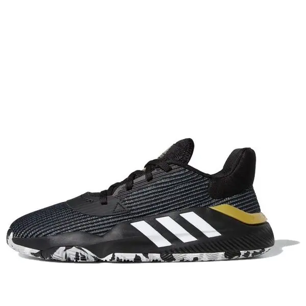 Adidas Pro Bounce 2019 Low Athletic Sneakers - Black