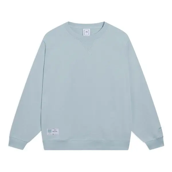 LI-NING Chinese Color Label Logo Sweatshirt - Blue