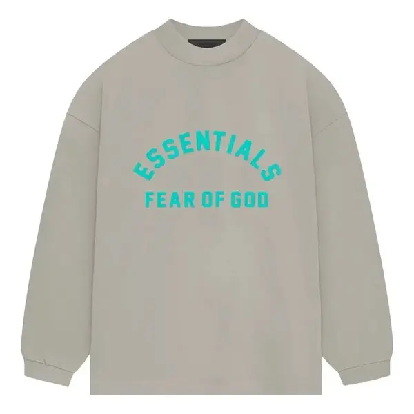 Fear Of God Heavy Jersey Long-sleeve T-shirt - Grey/teal