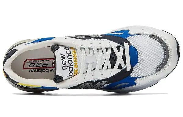 NEW BALANCE 920 Made In England Sneakers - White/blue/yellow