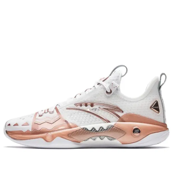 ANTA Shock Wave 5 Pro Championship Sneakers - White/copper