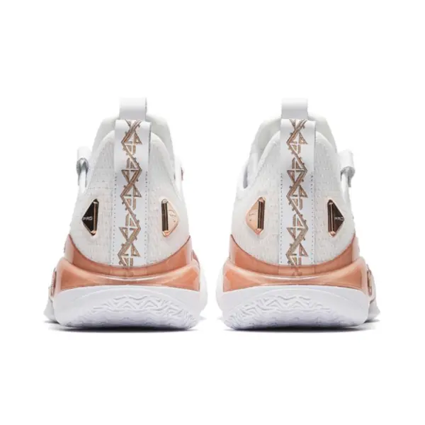 ANTA Shock Wave 5 Pro Championship Sneakers - White/copper