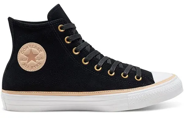 CONVERSE Chuck Taylor All Star High Top Vachetta Sneakers - Black