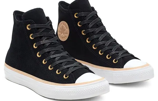 CONVERSE Chuck Taylor All Star High Top Vachetta Sneakers - Black