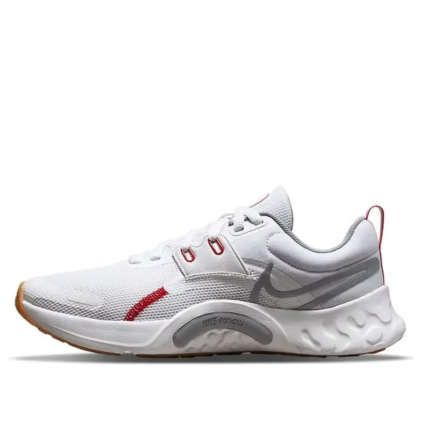 Nike Renew Retaliation Tr 3 Athletic Sneakers - White/gray/red