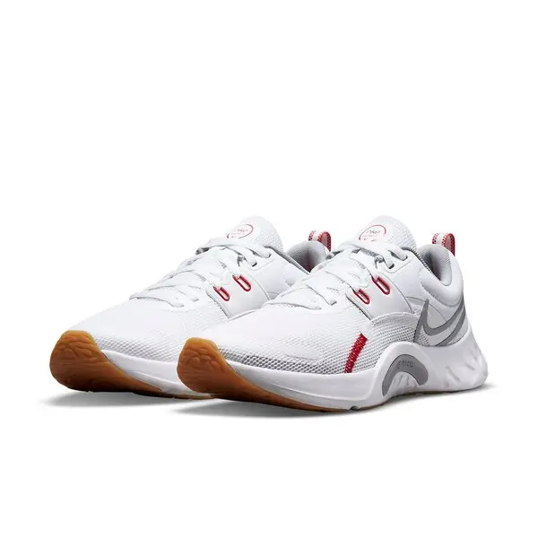 Nike Renew Retaliation Tr 3 Athletic Sneakers - White/gray/red