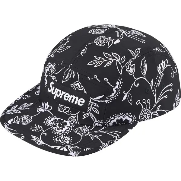 Supreme Floral Jacquard Camp Cap