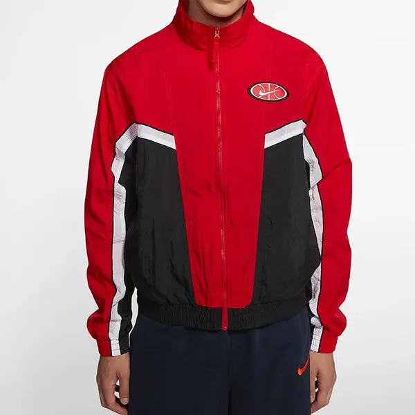 Nike Throwback Basketball Jacket - Redblack