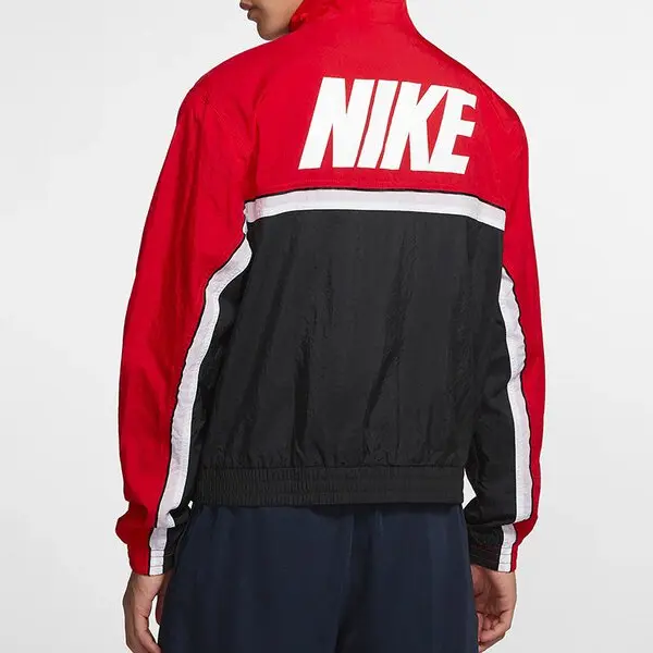 Nike Throwback Basketball Jacket - Redblack