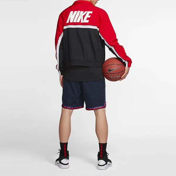 Nike Throwback Basketball Jacket - Redblack