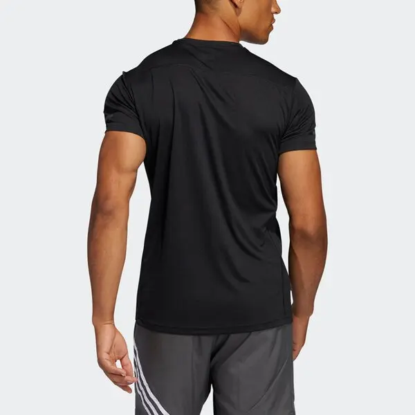 Adidas Run It Tee Logo - Black