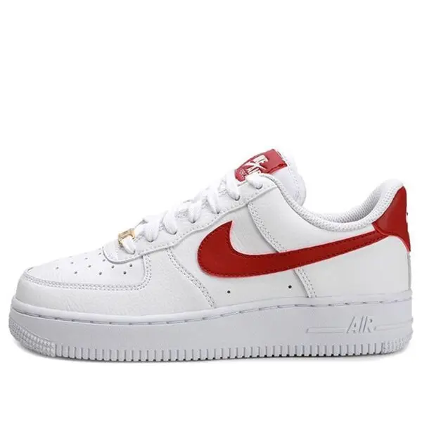 Nike Force 1 '07 Low Top Sneakers - White/red
