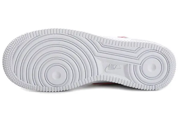 Nike Force 1 '07 Low Top Sneakers - White/red