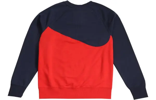Nike Logo Splicing Crewneck Pullover