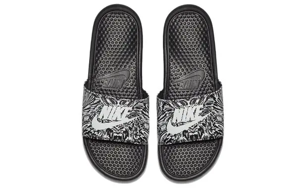 Nike Benassi Jdi Print Slides - Black