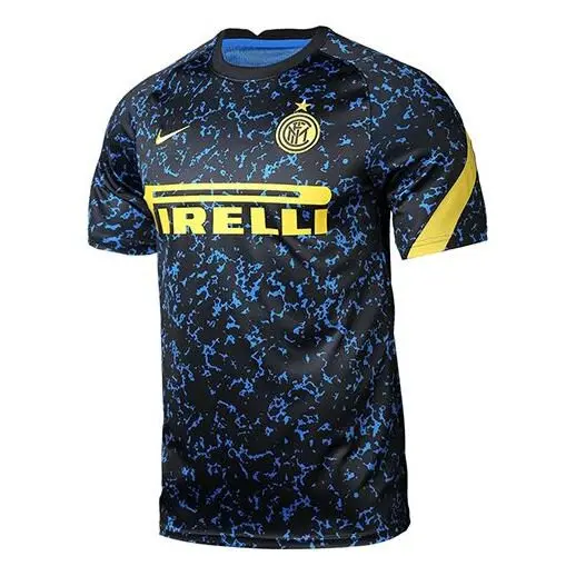 Nike Inter Milan Short Sleeve Jersey - Blueblack