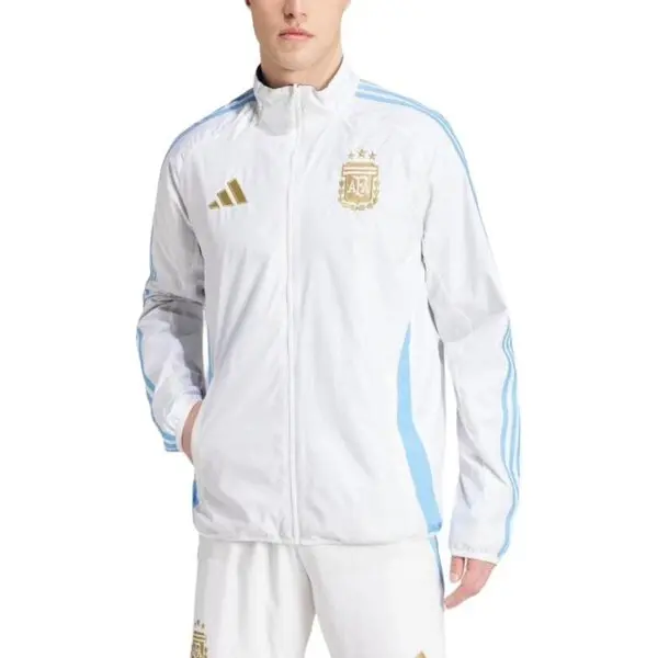 Adidas Argentina Anthem Jacket - White/blue