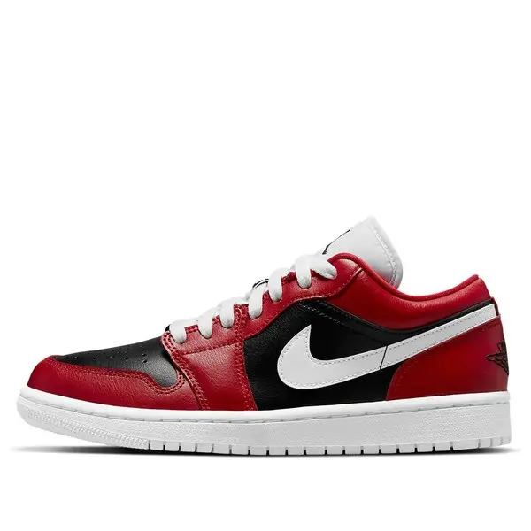 JORDAN 1 Low "chicago Flip" Sneakers - Gym Red/white/black