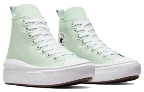 CONVERSE Chuck Taylor All Star Move Platform High Top Sneakers - Green/white/black