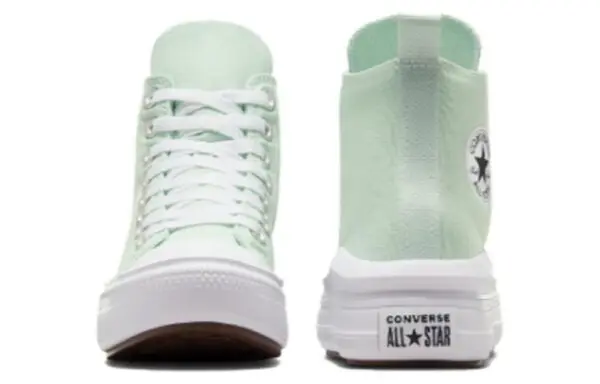 CONVERSE Chuck Taylor All Star Move Platform High Top Sneakers - Green/white/black
